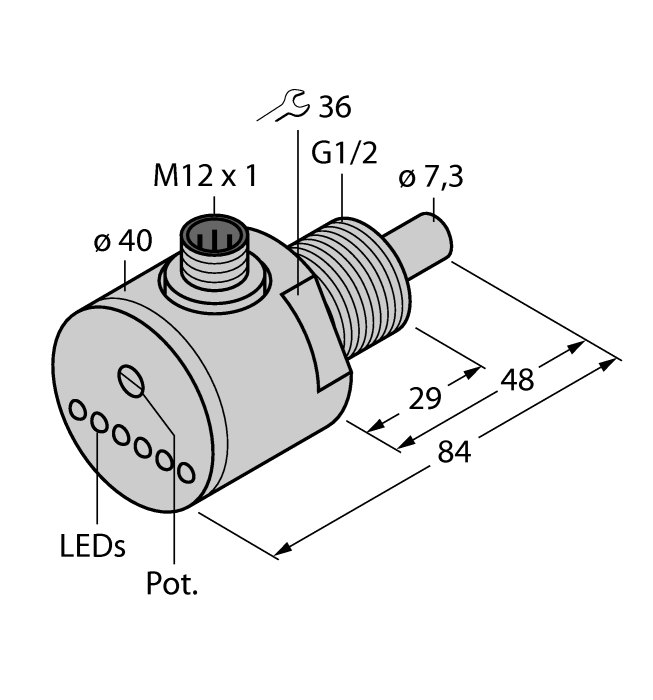 FCS-GL1/2A4-AP8X-H1141 | TURCK - Your Global Automation Partner